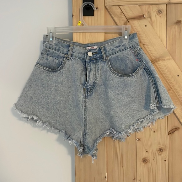 la’ ros | Shorts | La Ros Jean Shorts Side S Light Wash Wide Flare ...
